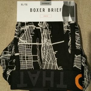 Express Underwear & Socks | Mens Solid Sport Trunk Boxer Shorts Blue ...